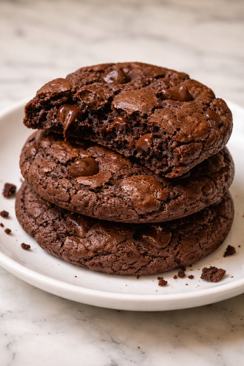 Chocolate Cake Mix Cookies